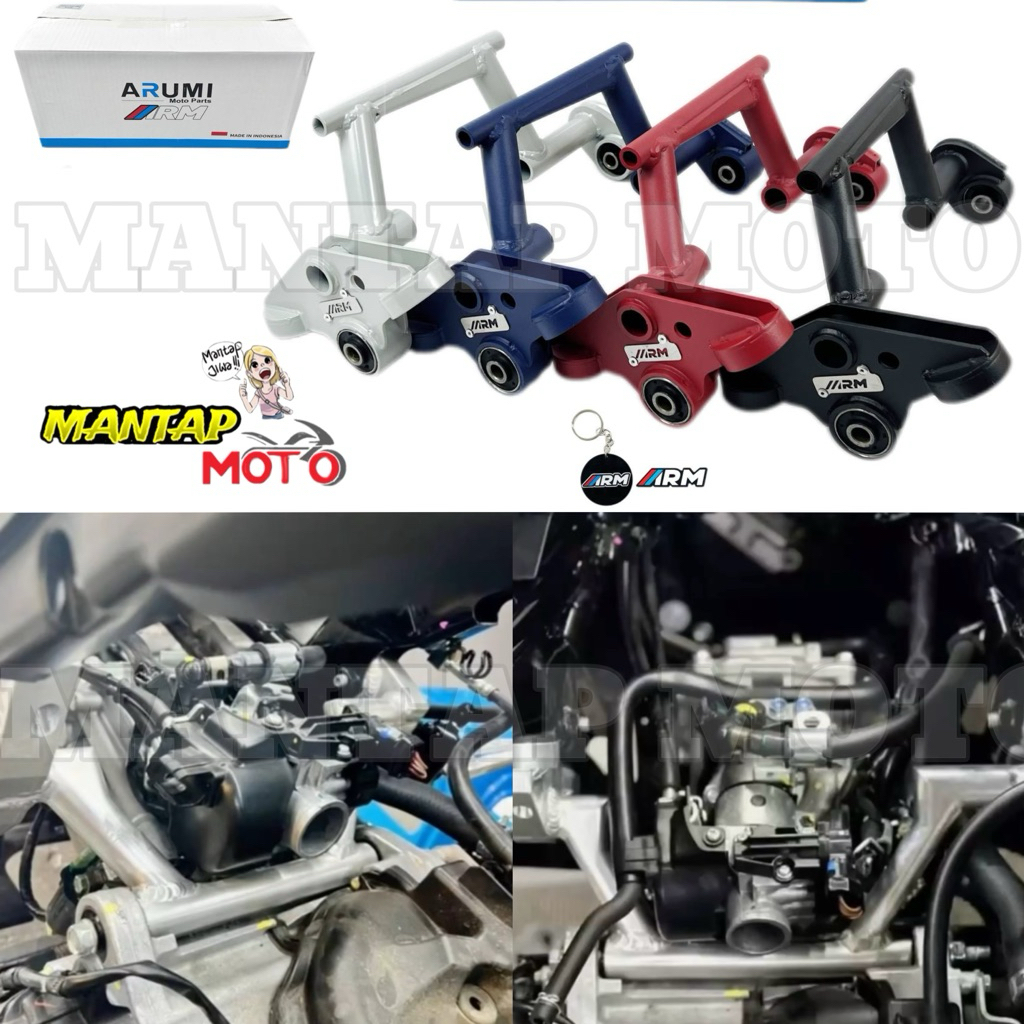 ORI ARUMI HONDA ADV150 ADV160 ADV ENGINE EXTEND + 2 INCI ENJIN MOUNTING ...
