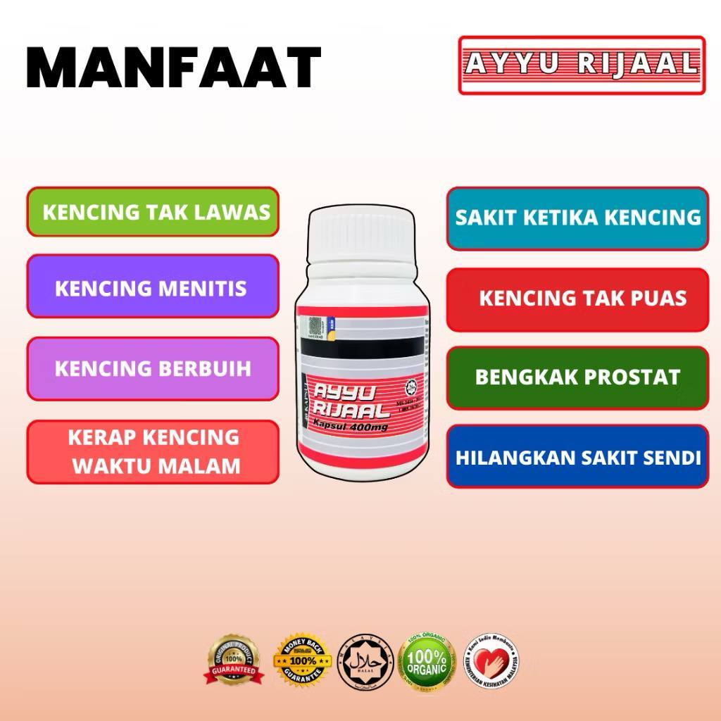 BUY 4 FREE 2 [𝐑𝐄𝐀𝐃𝐘 𝐒𝐓𝐎𝐂𝐊 ]𝐎𝐑𝐈𝐆𝐈𝐍𝐀𝐋💯%AYYU RIJAAL BERASASKAN HERBA ...