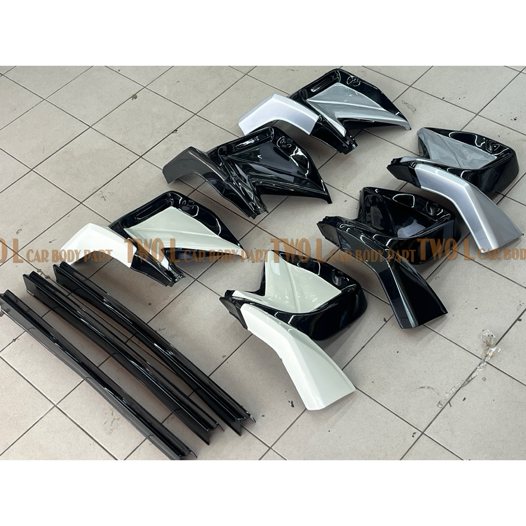 ready stock axia 2020 g xtra rahmah front skirt ace siap cat with paint ...