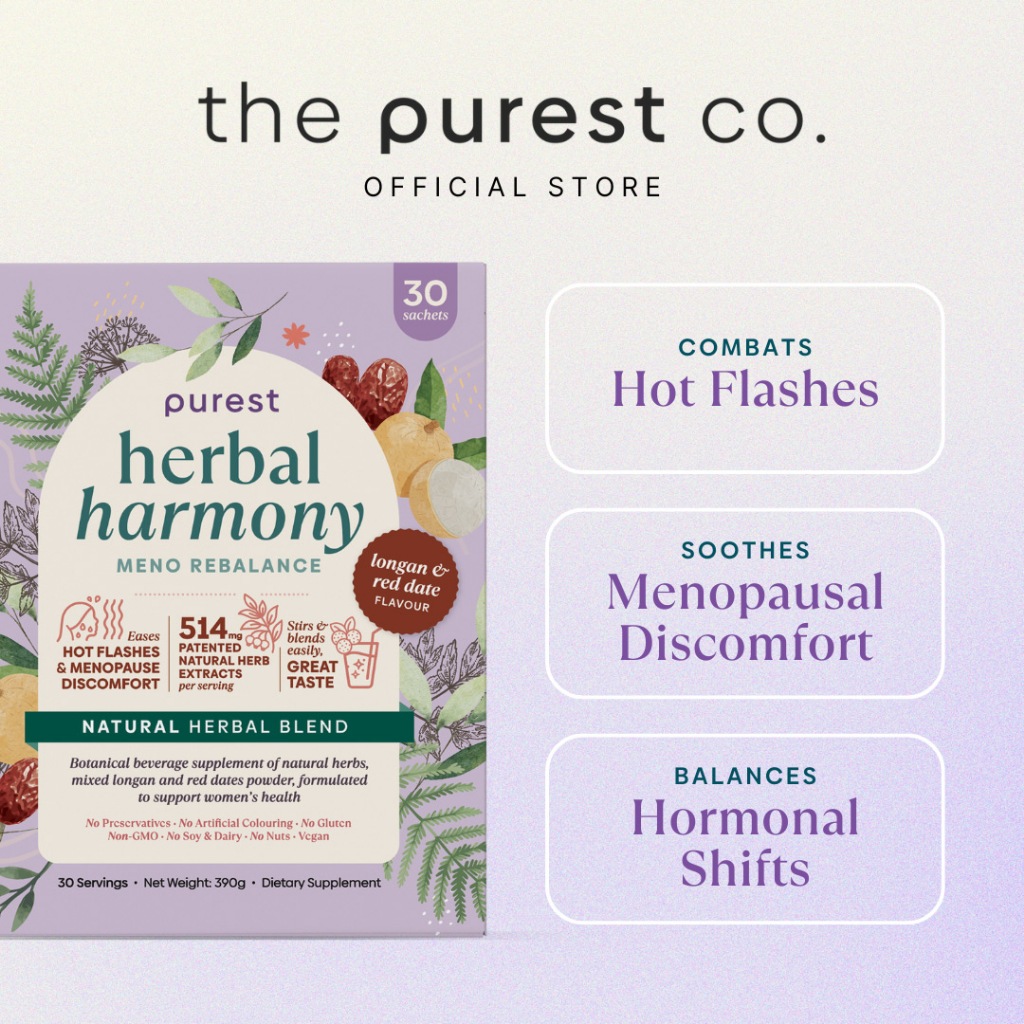 Purest Co Herbal Harmony Sachets - For Menopause Relief | Shopee Malaysia