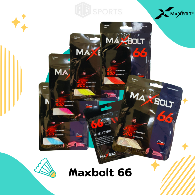 Maxbolt 66 Badminton String Made in Japan (100% Original) | Shopee Malaysia