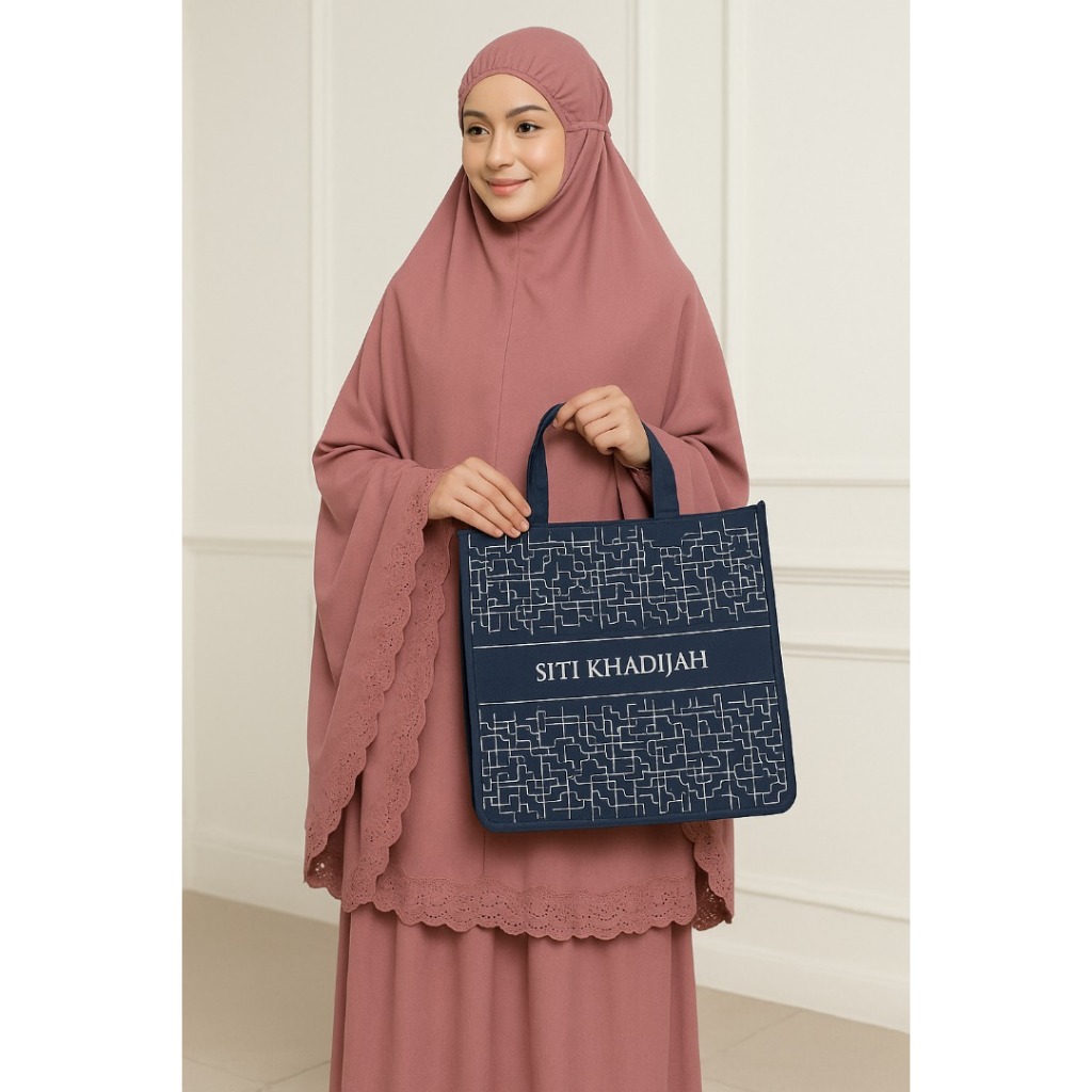 Telekung Siti Khadijah Haya Cotton Bag Embrace Elegance, Modesty, and ...