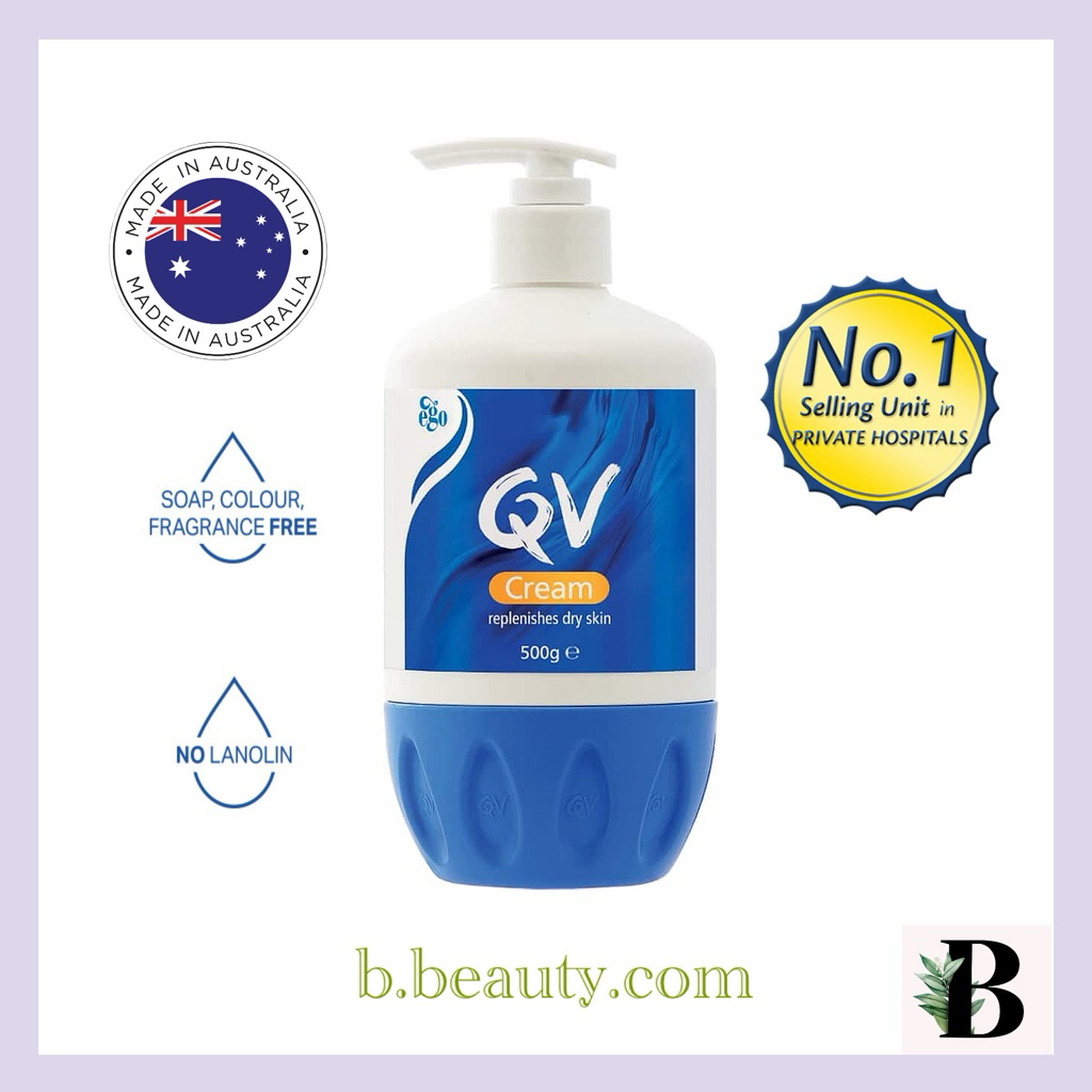 QV Moisturizing Body Cream Lotion 500g Sensitive Dry Eczema Skin ...