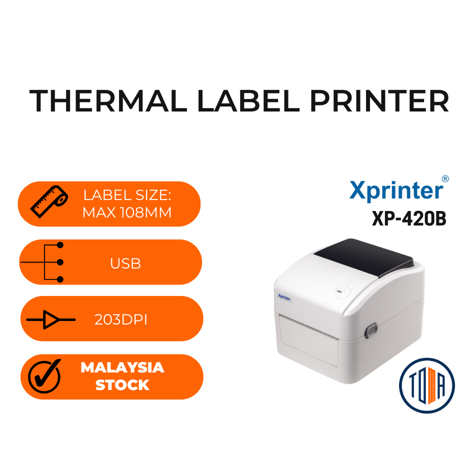 Xprinter XP-420B XP-460B Thermal Label Printer Airway Bill Printer AWB ...