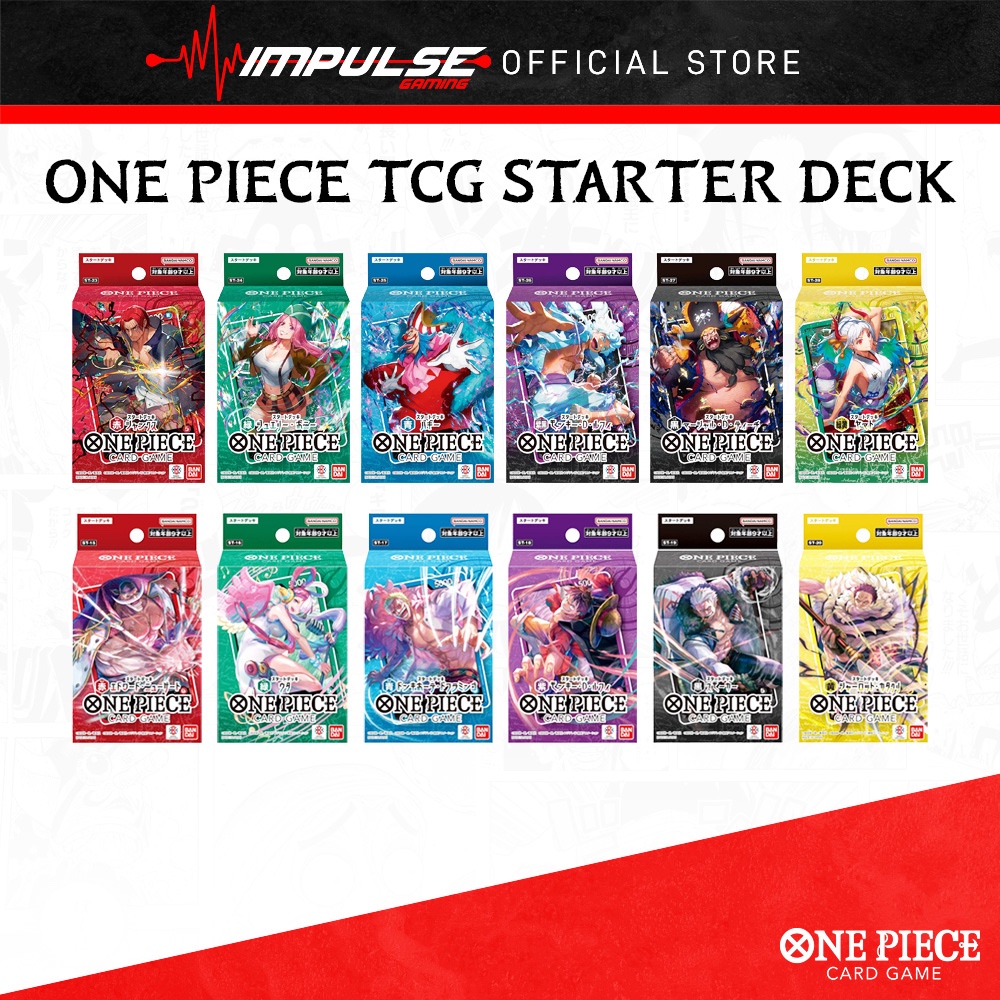 One Piece TCG [JAPAN VERSION]: Starter Deck ST01-ST22/ST23/ST24/ST25 ...