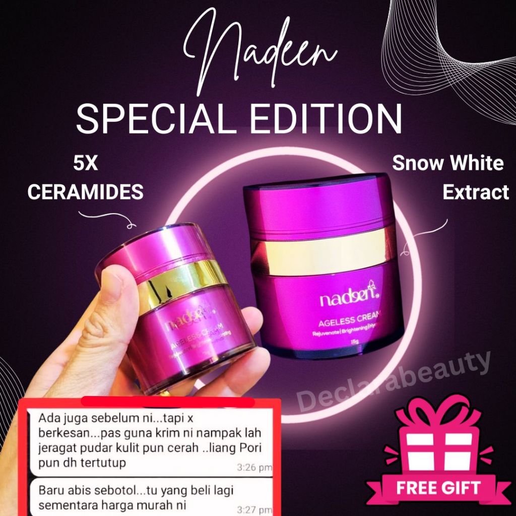 🔥 ORIGINAL HQ🔥 NADEEN AGELESS CREAM NAC CREAM NEW WOMEN DESIREE AGELESS ...