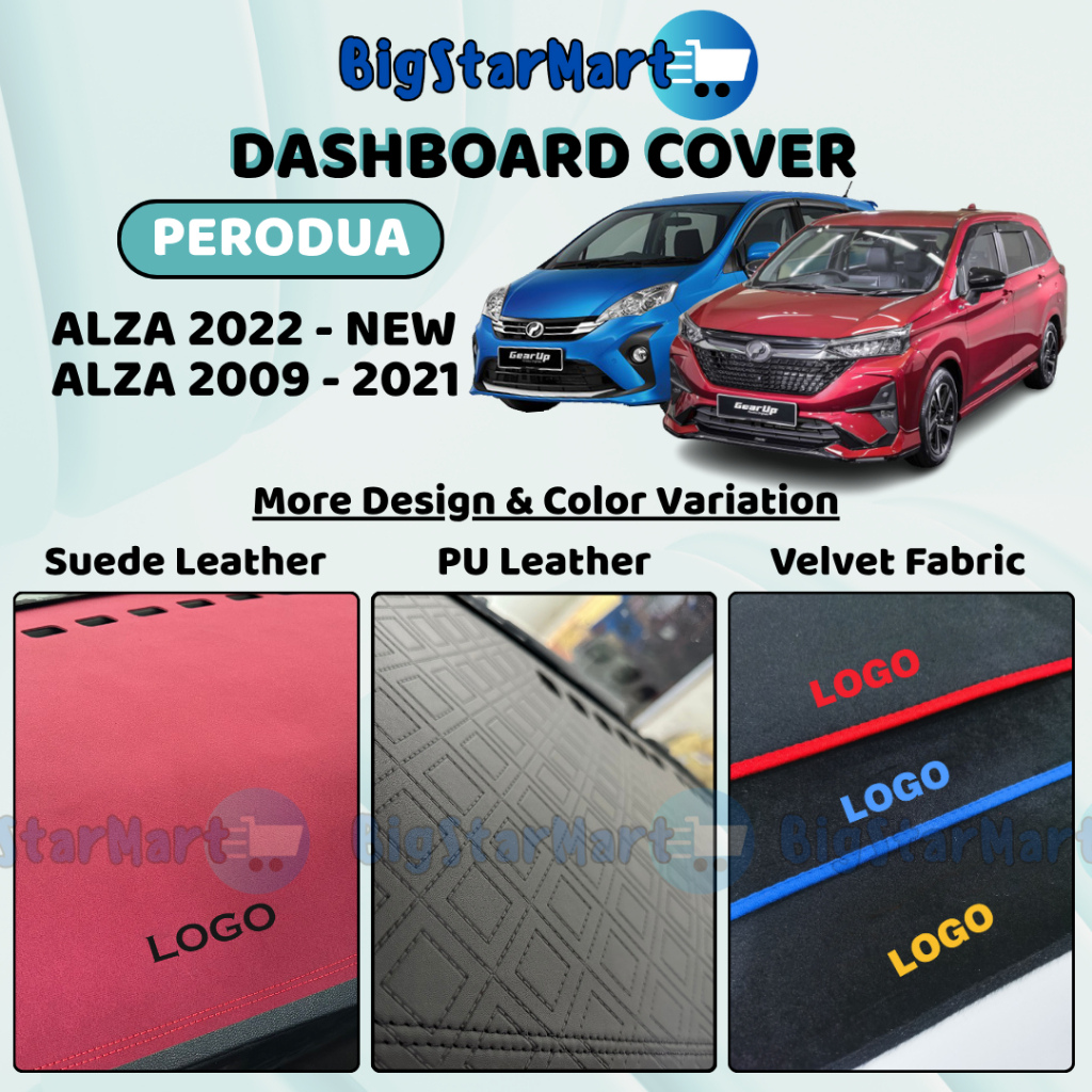 Dashboard Cover Perodua Alza 2009-2021 & Alza 2022-New Dashboard Cover ...