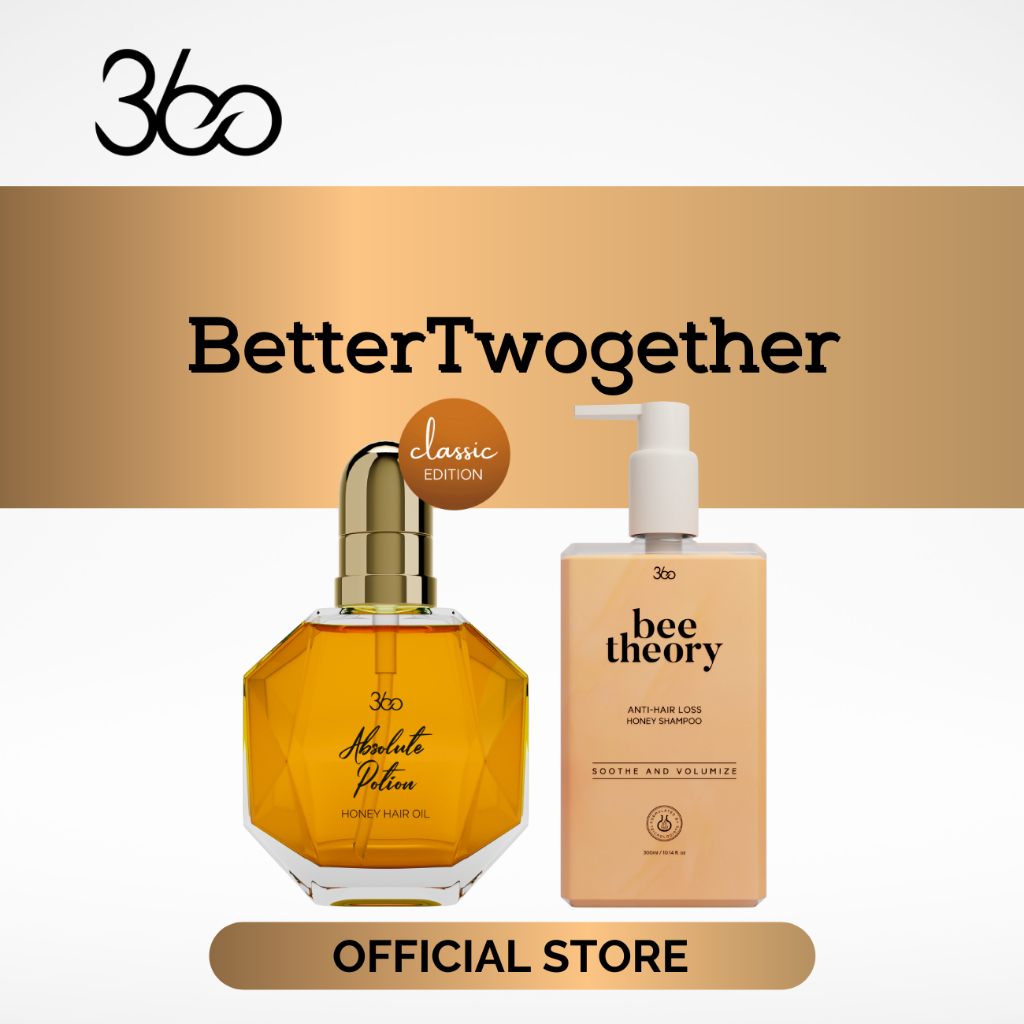 360 Haircare BetterTwogether Duo - Bee Theory Shampoo and Absolute ...
