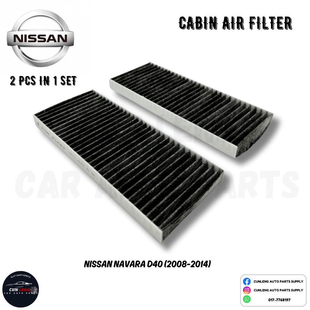 Nissan Navara D40 (2008-2014) Carbon Cabin Air Filter | Shopee Malaysia
