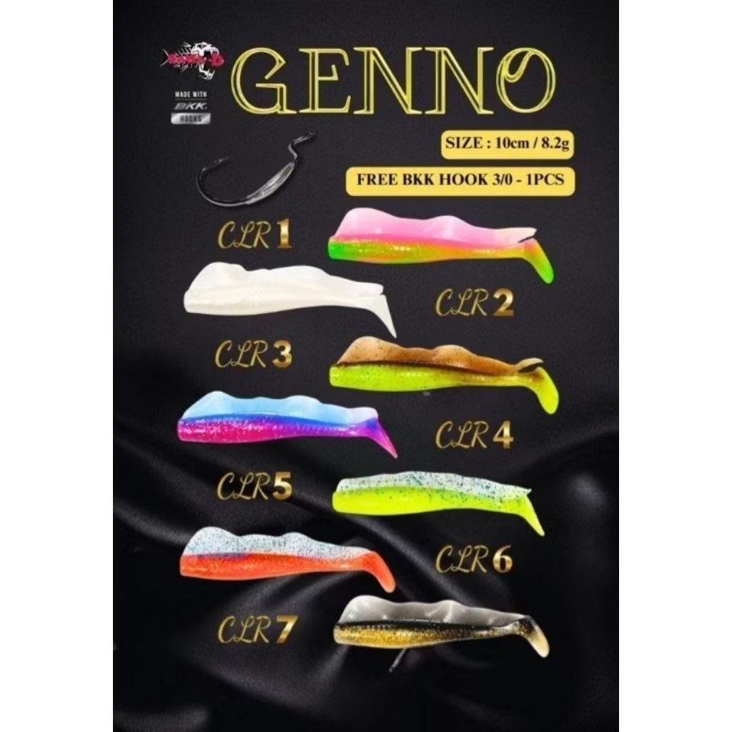 Sawa-D Genno High Quality Soft Bait Luminous Made in Thailand | Shopee ...