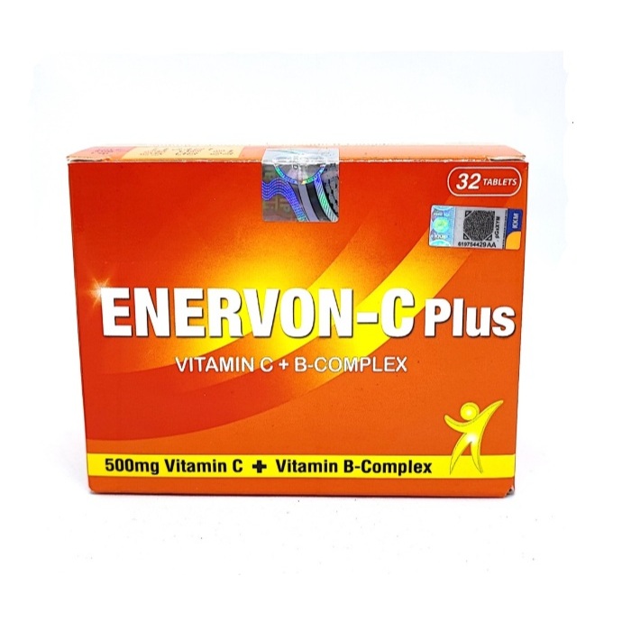 ENERVON C FILM TABLETS - VITAMIN B COMPLEX + VITAMIN C 500MG | Shopee ...