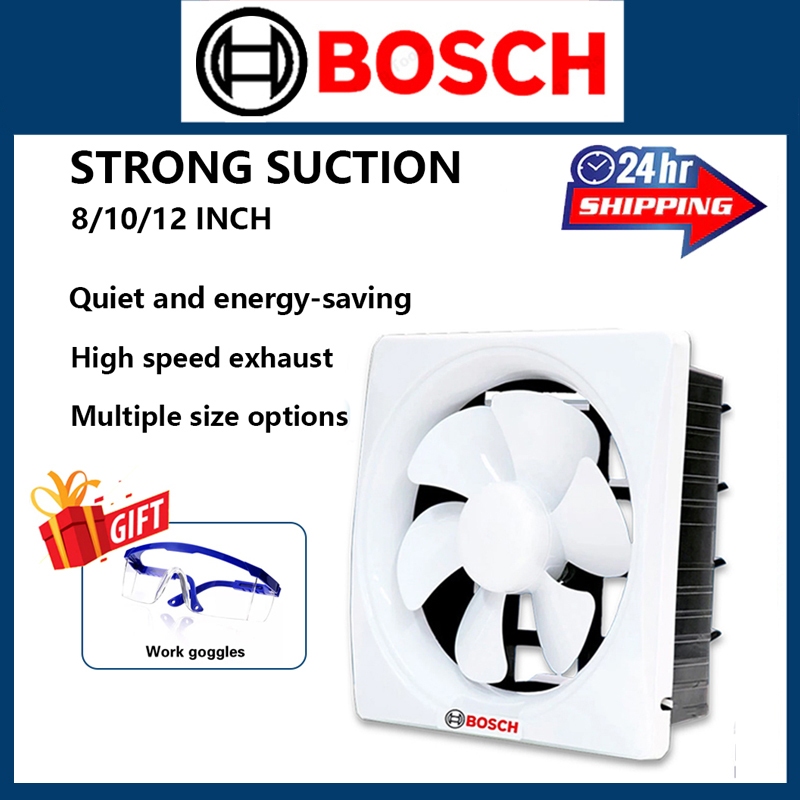 Bosch exhaust fan powerful silent Kipas ekzos dapur 8 inch / 10 inch ...