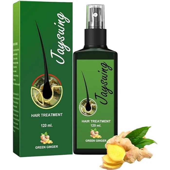 Jaysuing Hair Growth Treatment Anti Hair Loss Promotes Thicker Stronger ...