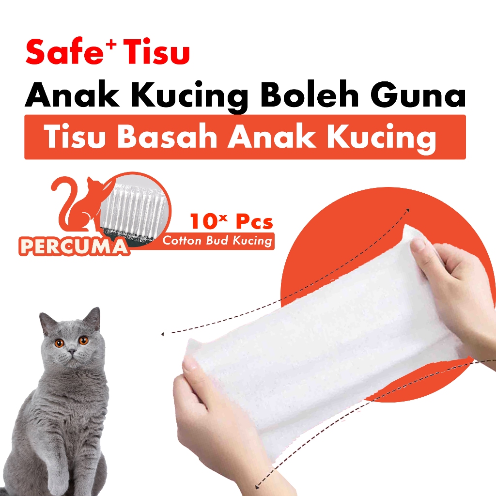 PETLOVER Tisu Basah Pembersih Mata Telinga Kucing Cat Wipes Eye Ear ...