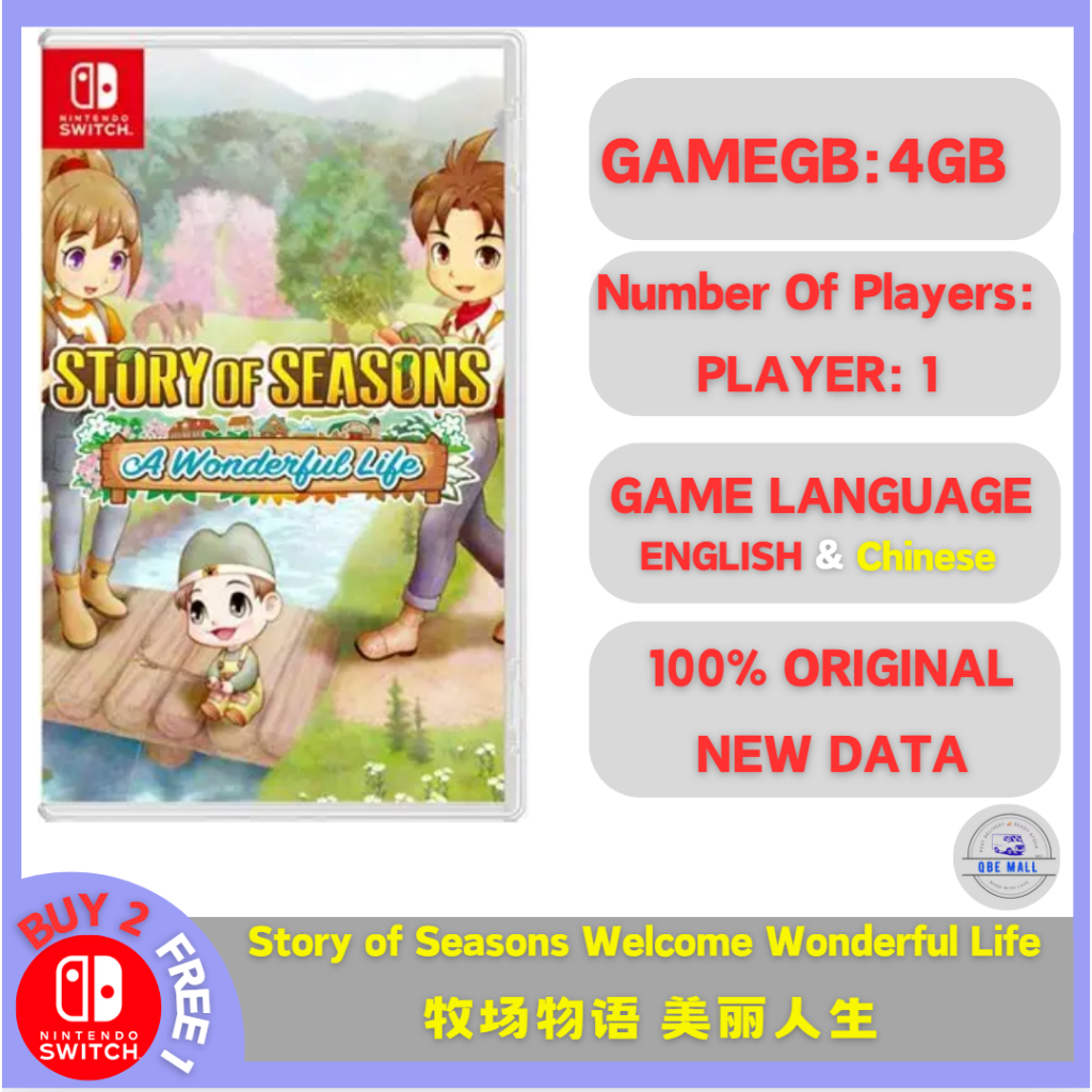 Story of Seasons Welcome Wonderful Life 牧场物语 美丽人生 (Nintendo Switch ...