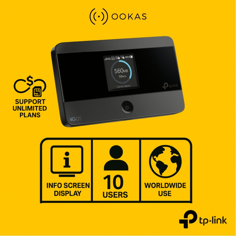 TP-Link M7000 & M7350 4G LTE Mobile WiFi | Optional Unlimited Plan ...