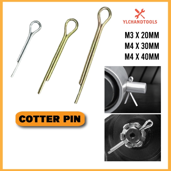 200/1000PCS Cotter Pins / Split Pins / Pin Penyendal / Klip Pagar Split ...