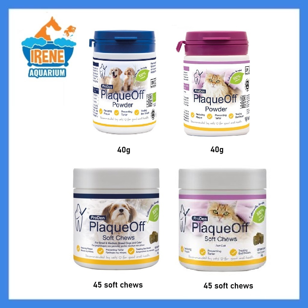 ProDen Plaque Off Pet Dental Supplement 40g/45 soft chews | Shopee Malaysia