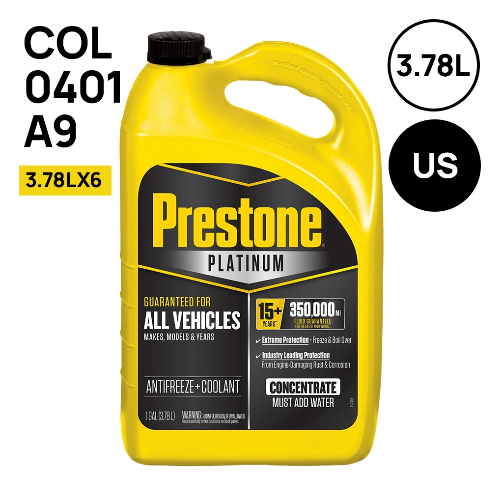 PRESTONE ANTIFREEZE + COOLANT - PLATINUM / ALL VEHICLES / DEXCOOL GM ...