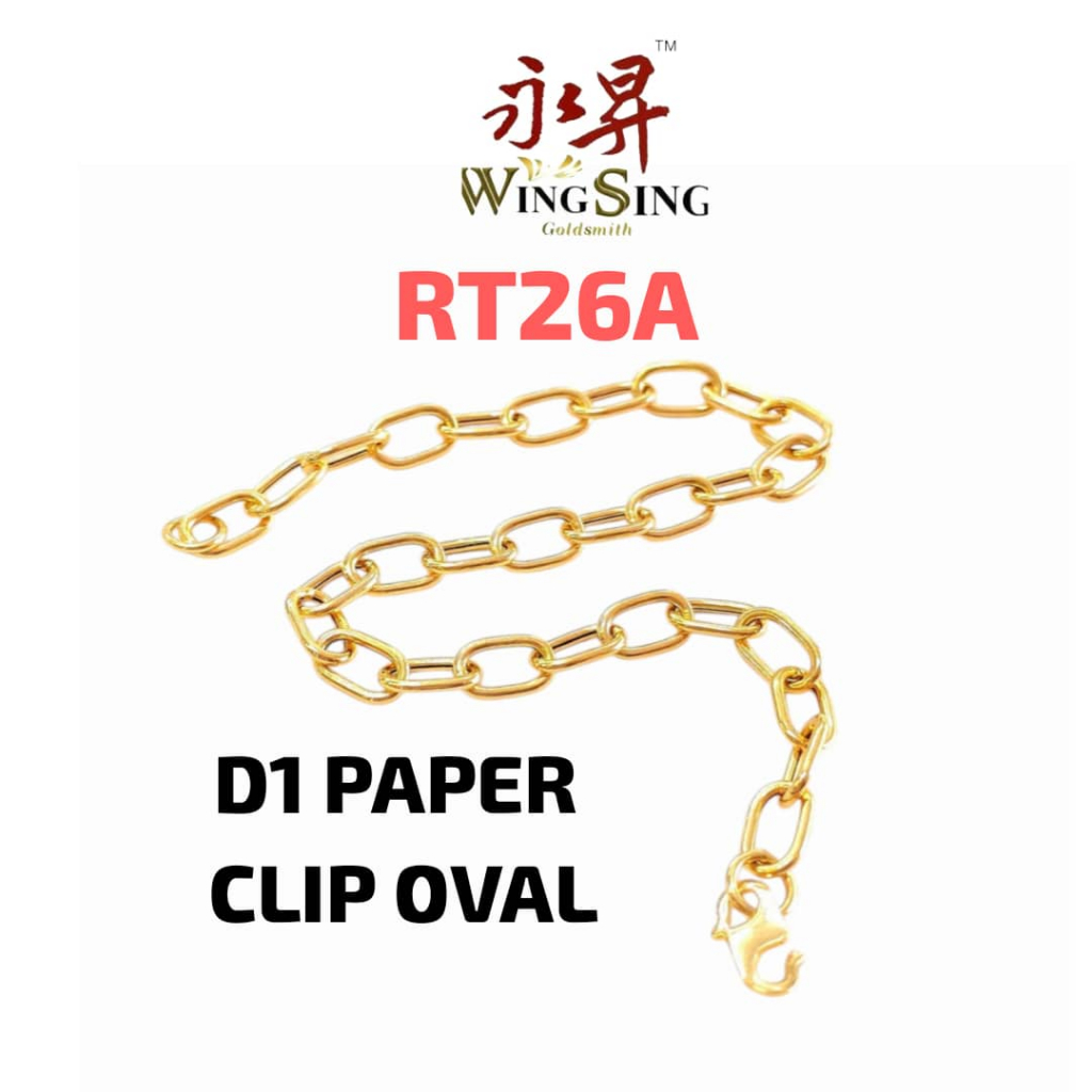 Wing Sing Rantai Tangan Paper Clip Sauh Choker Love Gemok Bajet Fesyen ...