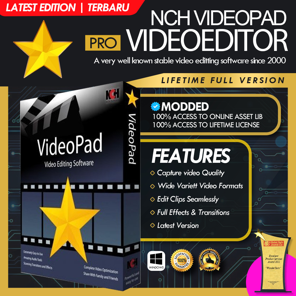 NCH Videopad Video Editor Pro v17.2 for Windows PC 🔥 Latest Updated 🔥 ...