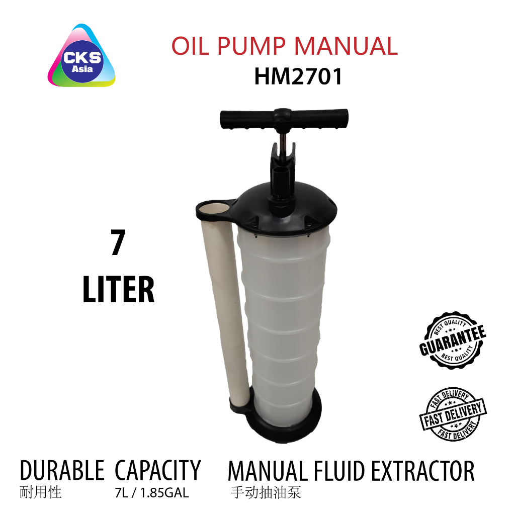 7 LITER ENGINE OIL MANUAL FLUID EXTRACTOR OIL PUMP WITH HOSE | Shopee Malaysia