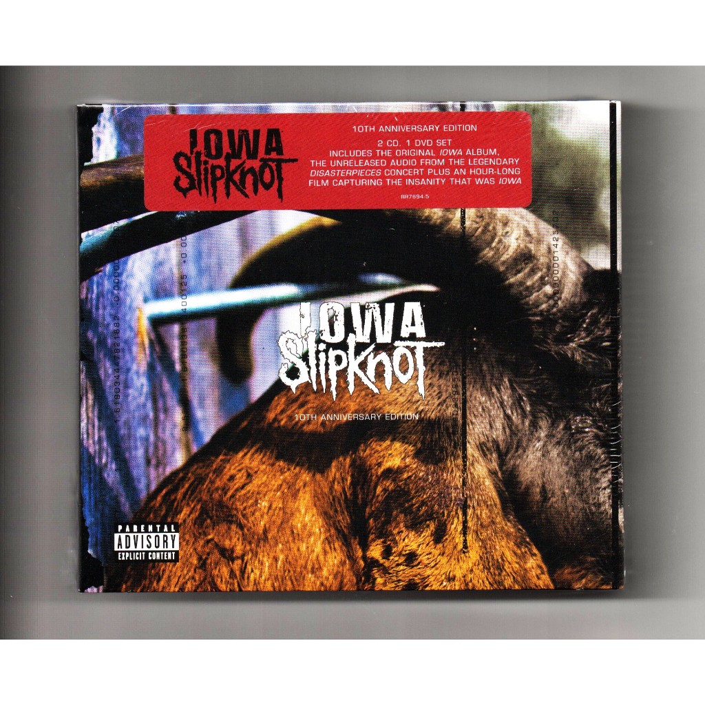 Slipknot - Iowa ( 10th Anniversary Digipak 2 CD + 1 DVD ) | Shopee Malaysia