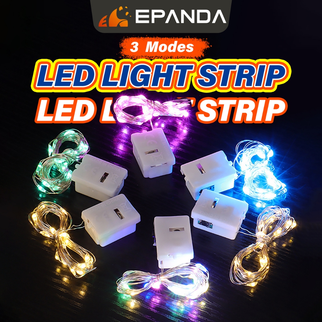 LED Light Strip Fairy Light String Decoration Lampu LED Hiasan Kotak ...