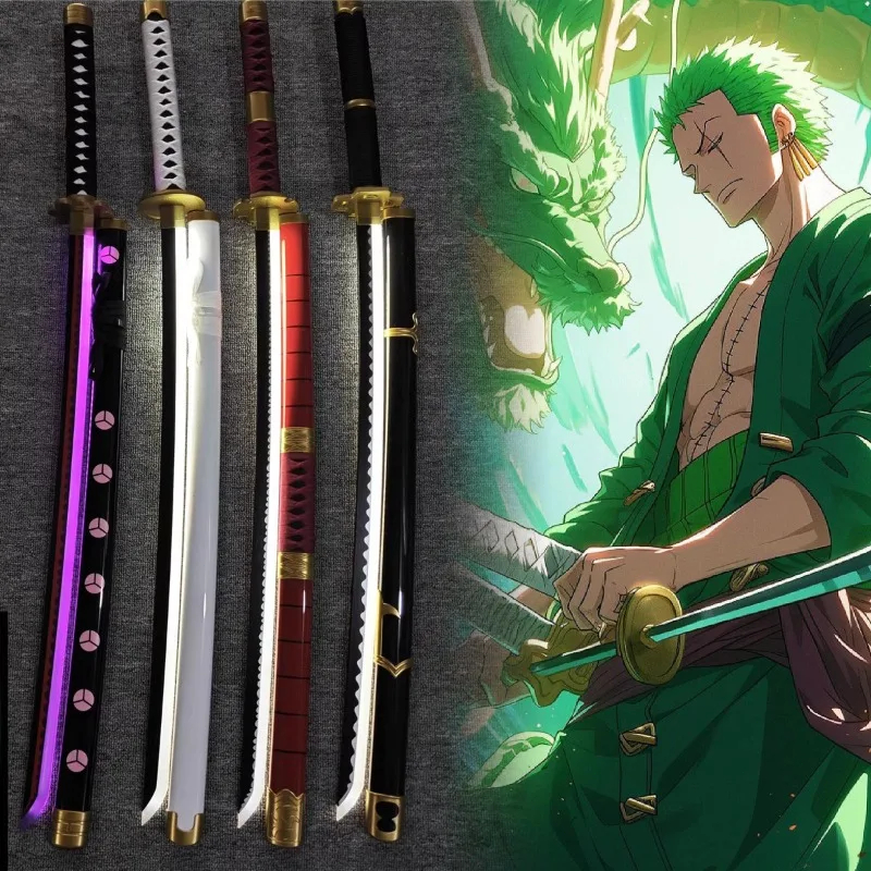 READY STOCK104cm Bright Roronoa Zoro Luminous Led Light Up Sword Anime ...