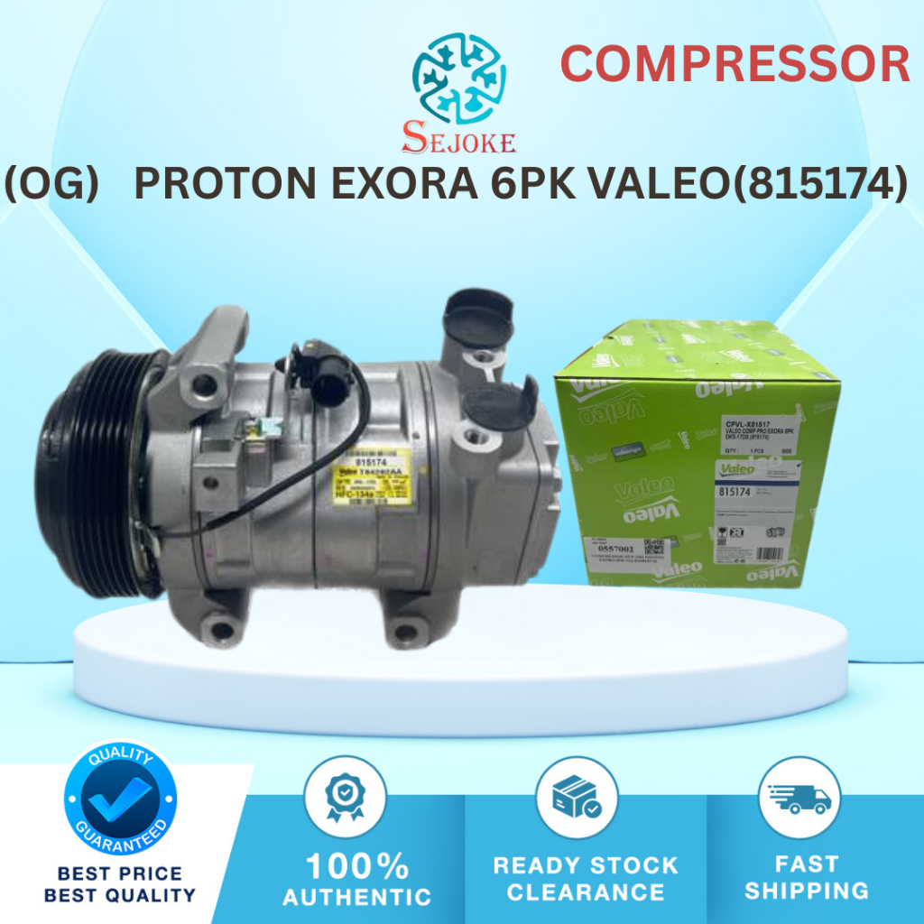 Aircond Compressor Proton Exora Sanden / Patco System (Valeo Ori 815174) | Shopee Malaysia