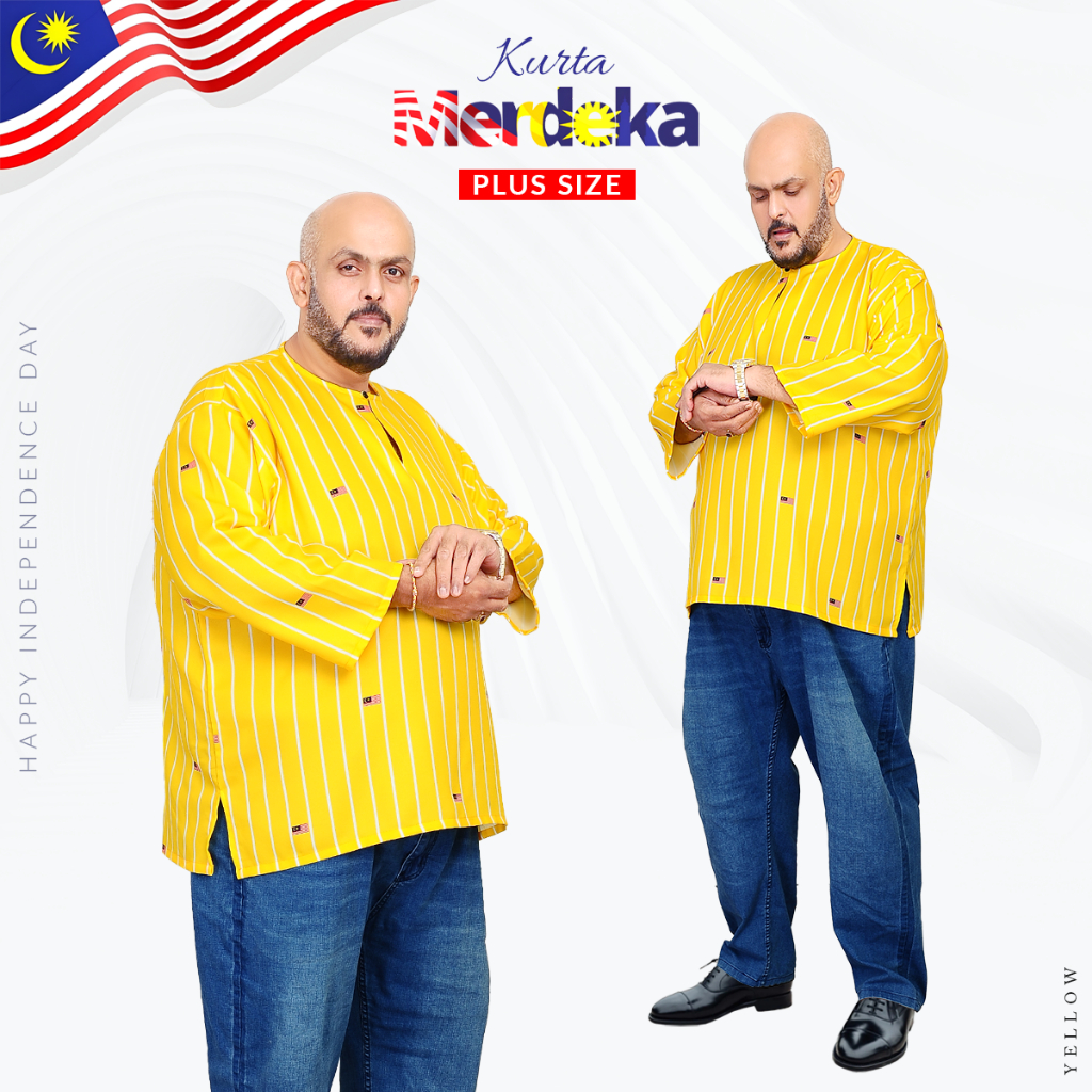 Kurta Merdeka Malaysia (Plus Size) Celebrate Merdeka in Style with H&H ...