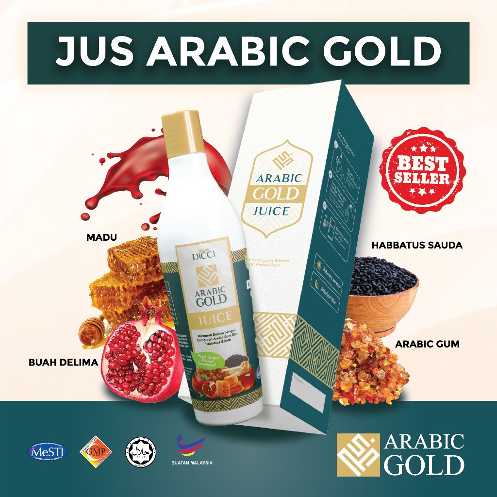 🔥Jus Arabic Gold Original HQ ⚡ – Minuman Sunnah Delima, Madu ...
