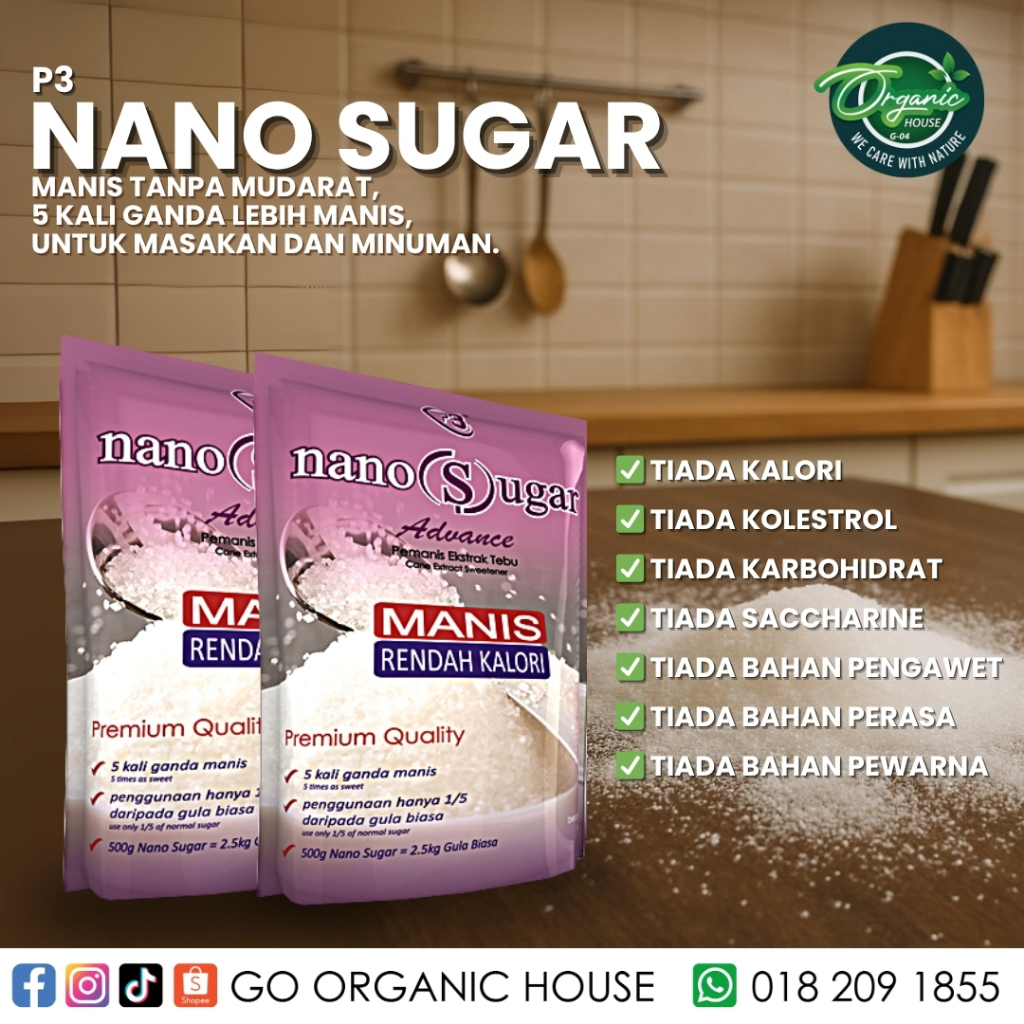 P3 NANO SUGAR & GULA NANO P3 (500g) | Shopee Malaysia