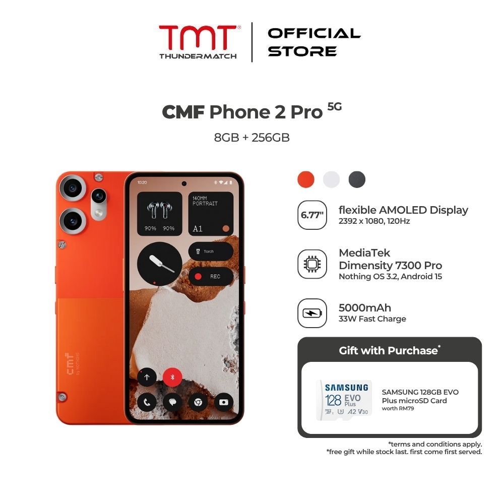 CMF Phone 2 Pro 5G Smartphone (8GB RAM + 256GB ROM) | CMF by NOTHING ...