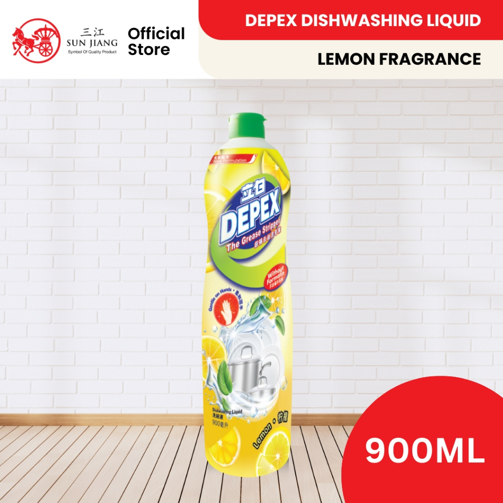 Depex Dishwashing Liquid - Lemon 900g | Shopee Malaysia
