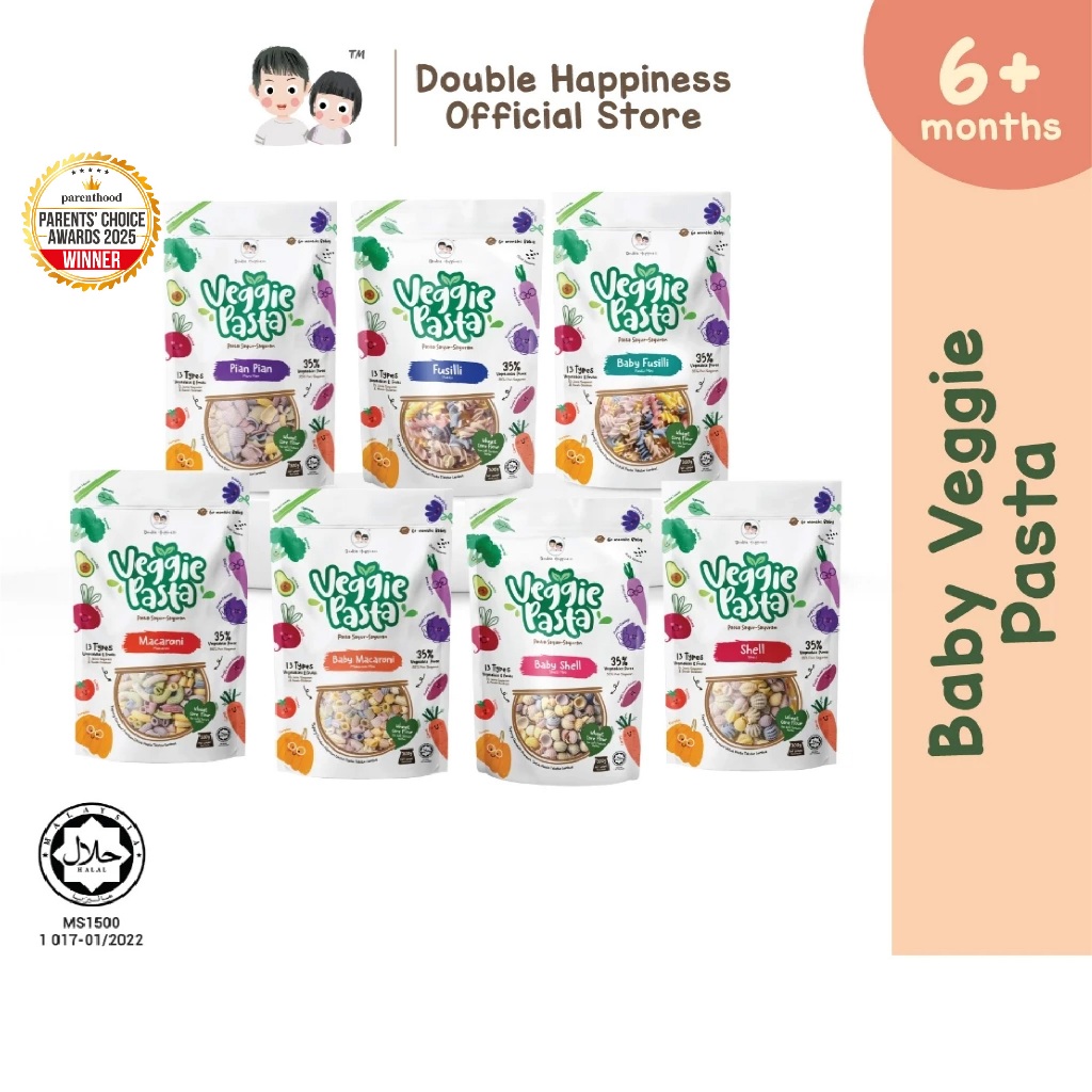 Double happiness veggie pasta/ Pasta /Mee Sayur/baby food / makanan ...