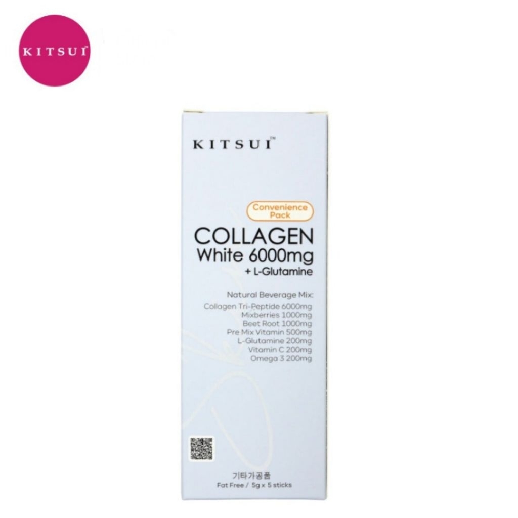 KITSUI White Collagen 6000mg 5 Sachet x 15g ( TRIAL PACK) | Shopee Malaysia