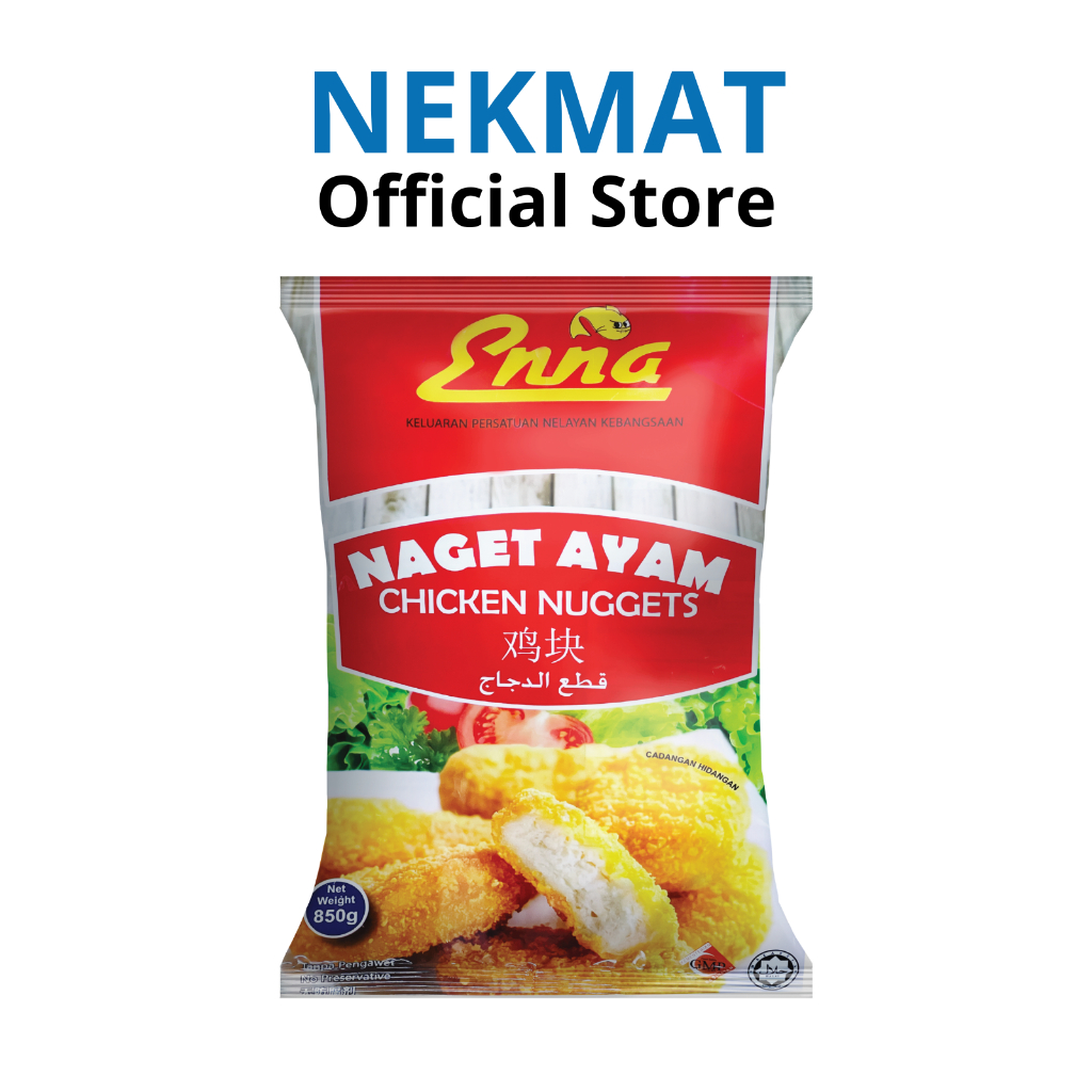 ENNA Nuget Ayam (850gm) | (Area KL - Selangor) | Chicken Nugget ...