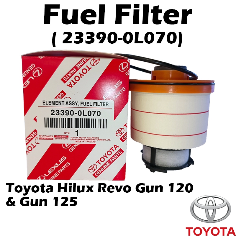 Toyota Hilux Revo Gun120 & Gun125 Fuel Filter ( 23390-0L070) | Shopee ...