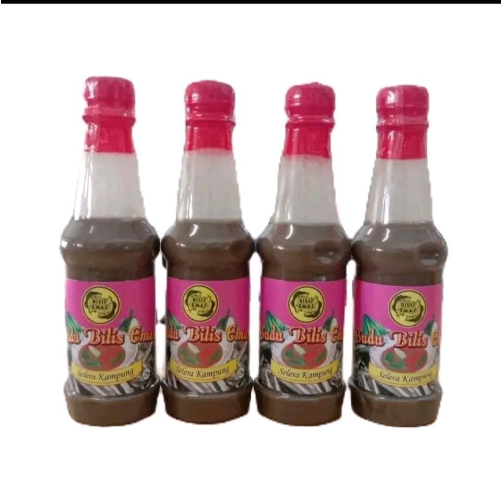 BUDU CAP BILIS MAS SELERA KAMPUNG 1 DOZEN/12 BOTOL | Shopee Malaysia