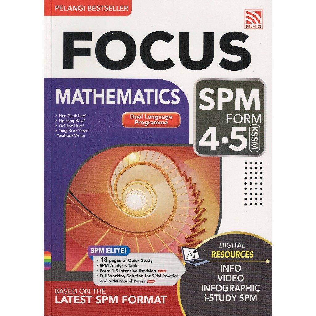 BUKU RUJUKAN ( 2025 ) : FOCUS SPM MATHEMATICS DLP FORM 4&5 KSSM ...