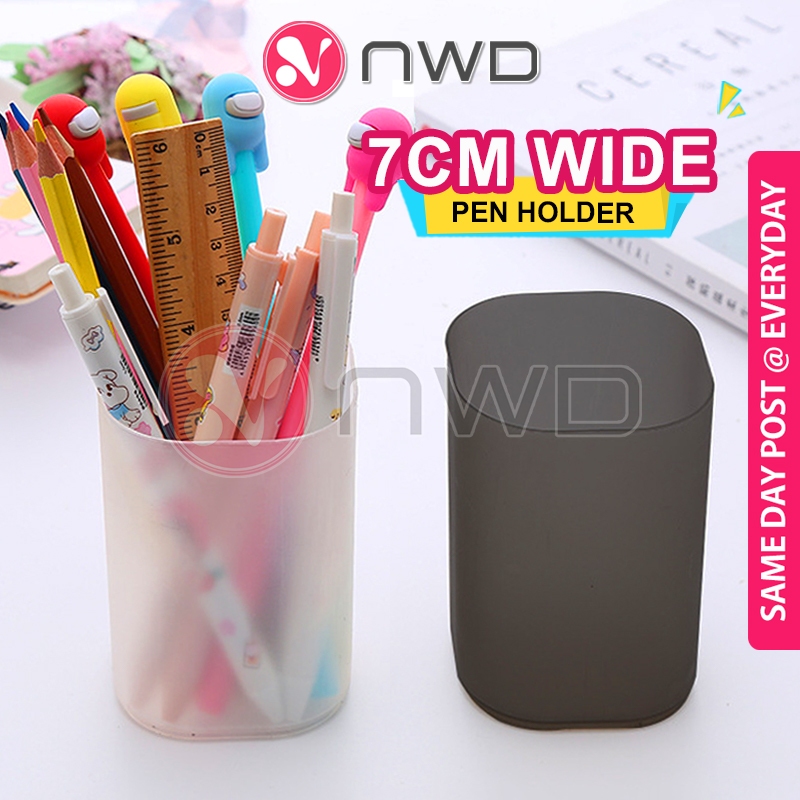 𝗠𝗔𝗧𝗧𝗘 𝗦𝗨𝗥𝗙𝗔𝗖𝗘 》Square Pen Holder Stationery Cosmetic Storage Office ...