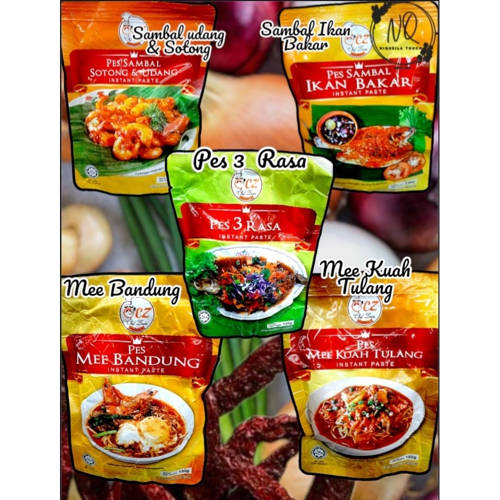 PES PERENCAH MASAKAN-CHEF ZAM (PES 3 RASA/MEE BANDUNG/SAMBAL SEAFOOD ...