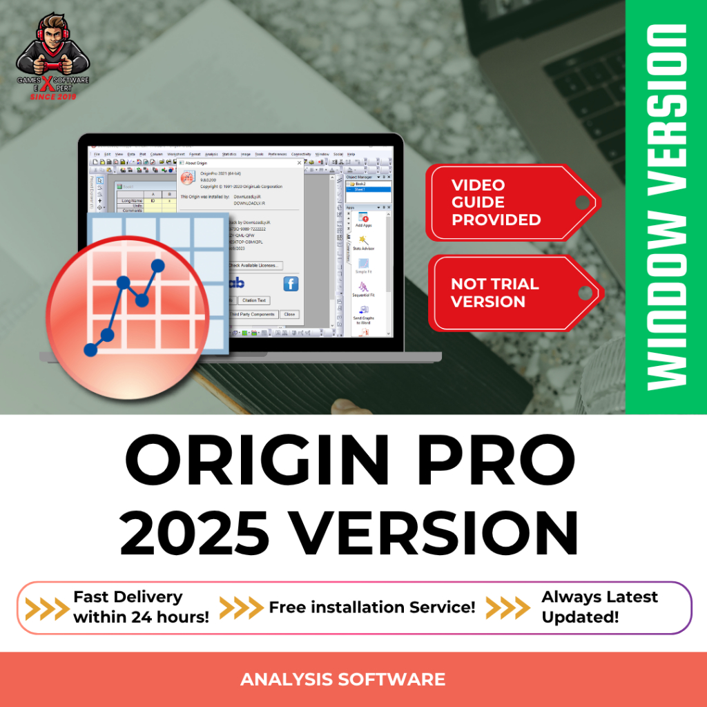 Origin Pro 2025 | Free Tutorial Course Video | Full Version | Window ...