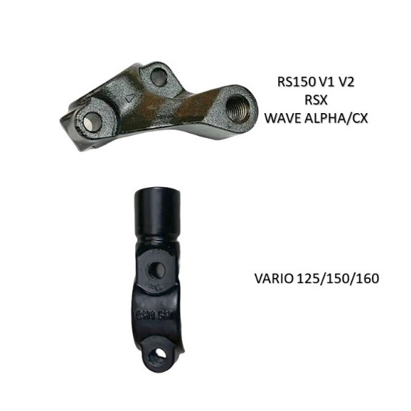 SIDE MIRROR HOLDER CERMIN BRACKET RS150 V1 V2 RSX WAVE ALPHA CX VARIO ...