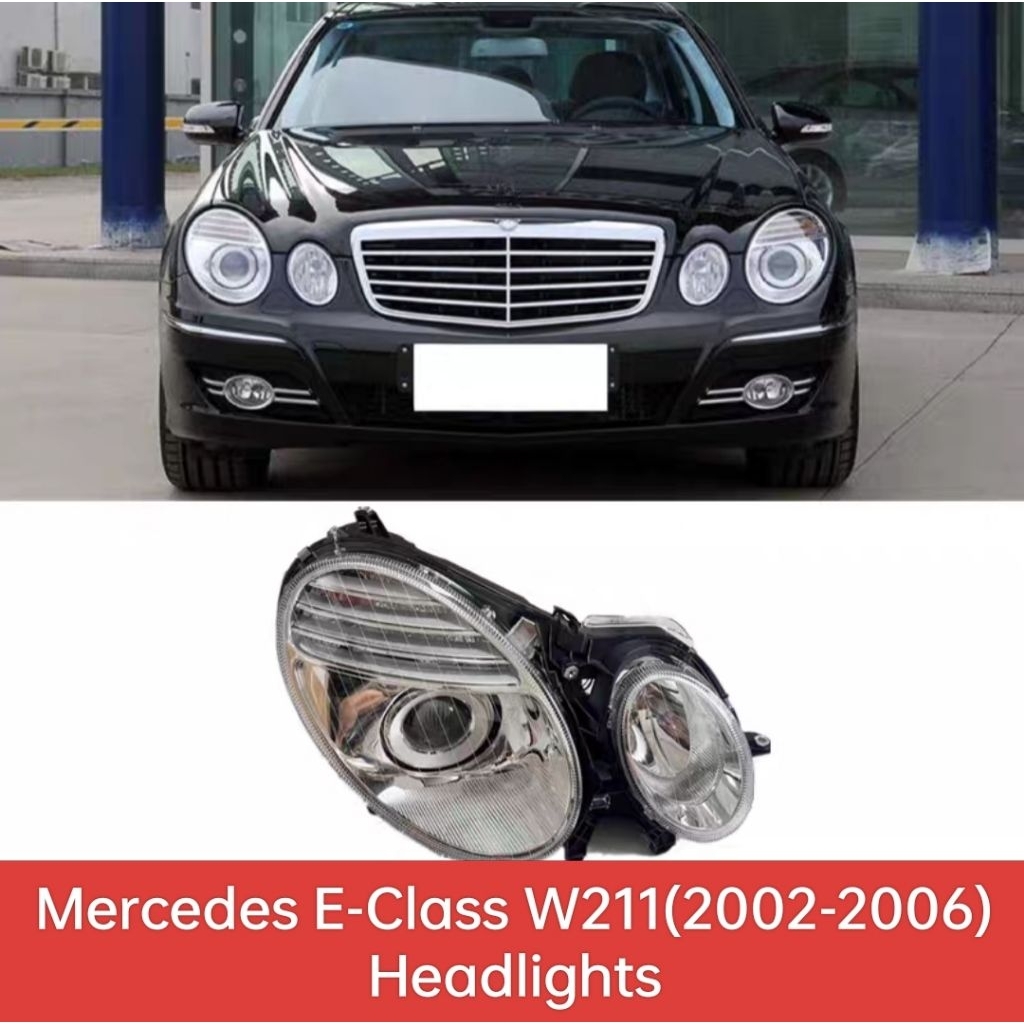 Mercedes-Benz E-Class W211 (2002-2006) E200/240/280/300/350 Headlights ...