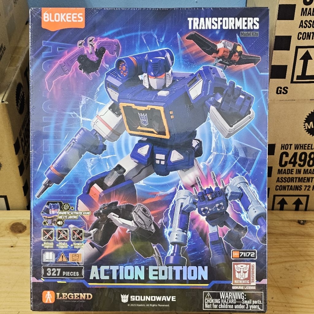 BLOKEES FIGURES | TRANSFORMERS ACTION EDITION 03 - SOUNDWAVE | Shopee ...