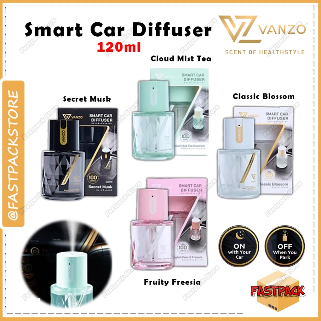 VANZO Smart Car Diffuser Multiple Spray Auto Vibration Sensor Car ...