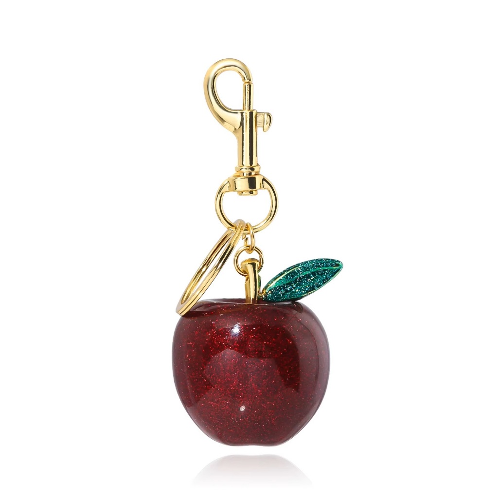 Premium Luxury Cherry & Apple Handbag Charm Keychain | Shopee Malaysia