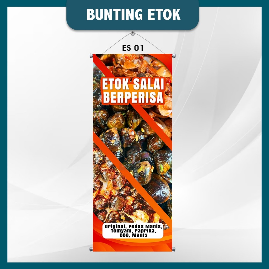 BUNTING ETOK SALAI BERPERISA | 2X5 KAKI | Shopee Malaysia